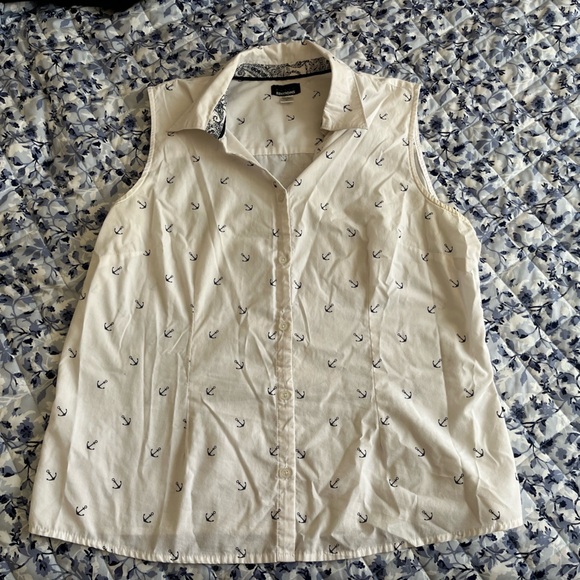 Basic Editions | Tops | Vintage Basic Editions Anchor Tank | Poshmark